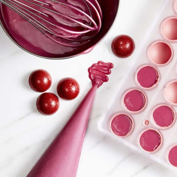Ganache con Chocolate Ruby – Central Gourmet